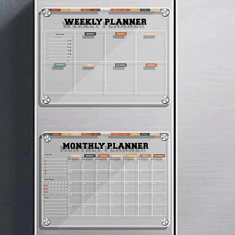 Veckoplanerare - Månadsplanerare - Magnetisk – Smartalosningar